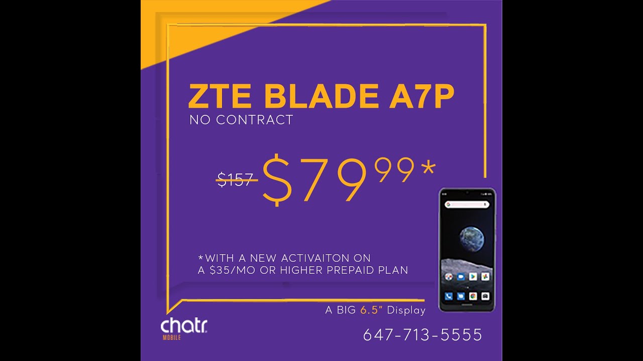 ZTE BLADE A7P - YouTube