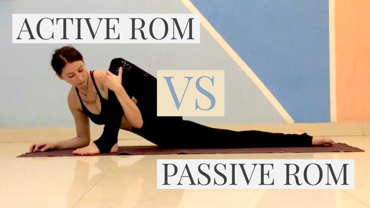 Active range of motion VS passive range of motion - YouTube