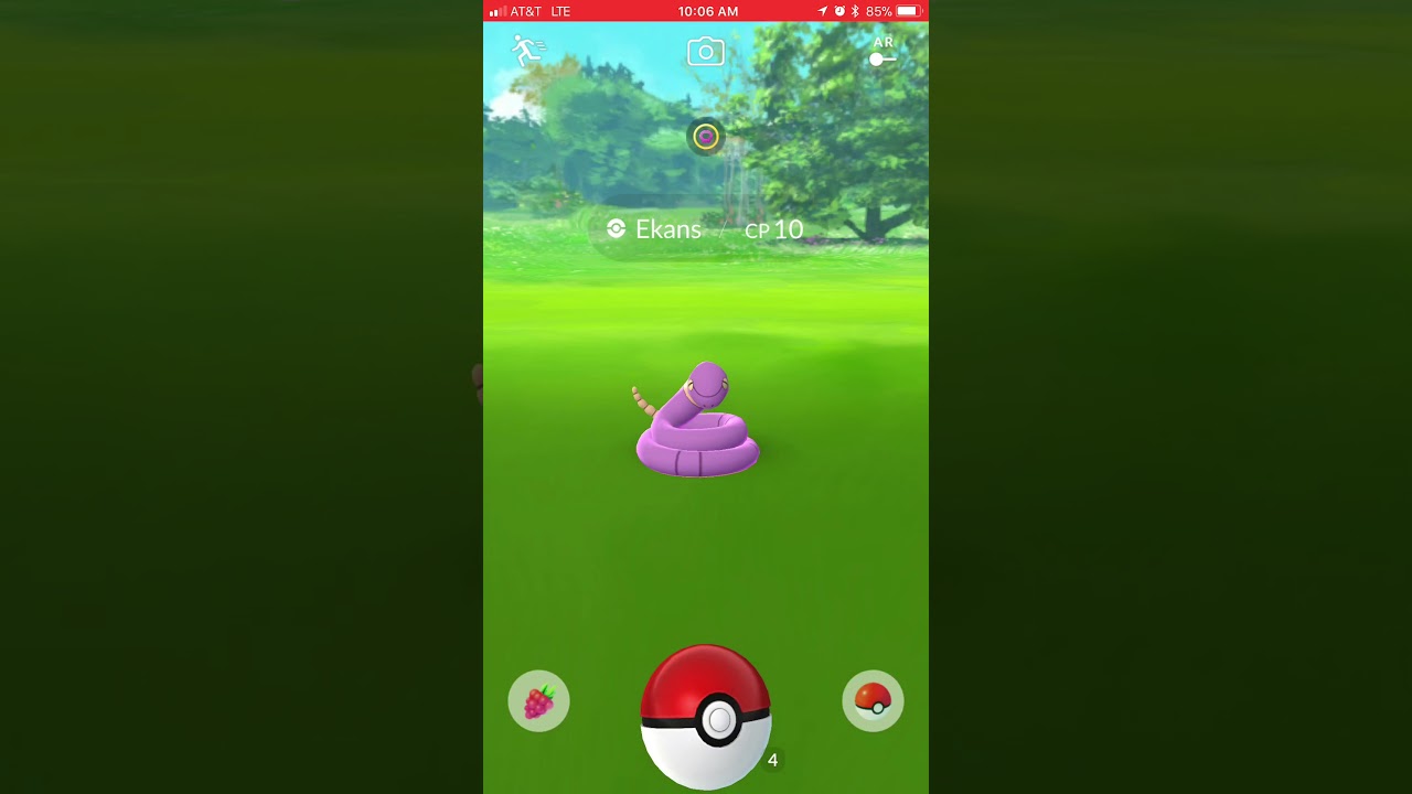 Pokémon Go - Catching Ekans - YouTube