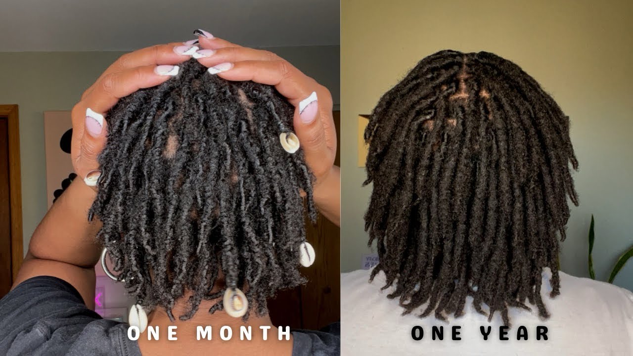 One Year Loc Update! (With photos and videos) - YouTube