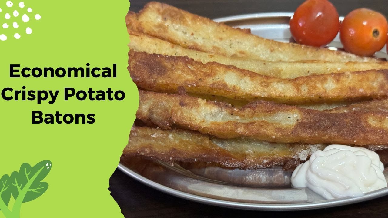 Economical Crispy Potato Batons - YouTube