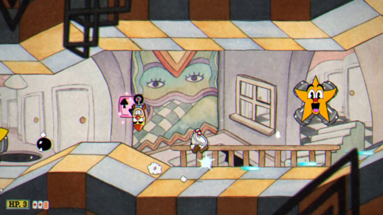 Cuphead : Funhouse Frazzle run 'n gun - YouTube