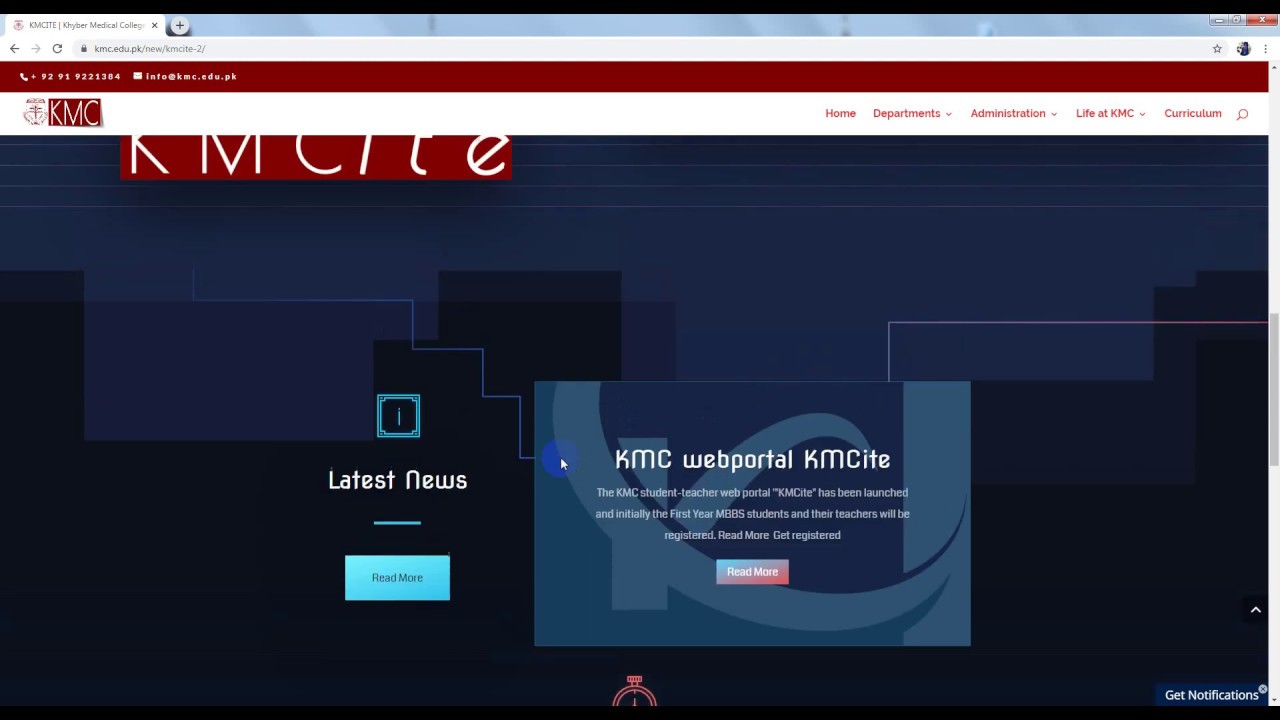 KMC web-portal KMCite log in tutorial - YouTube