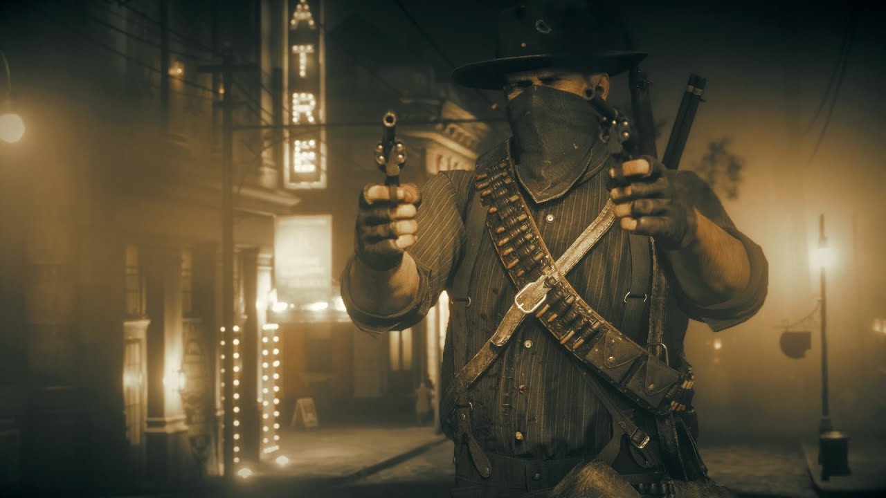 Red Dead Redemption 2 Epic Police Shootout + Wanted Level Escape - YouTube