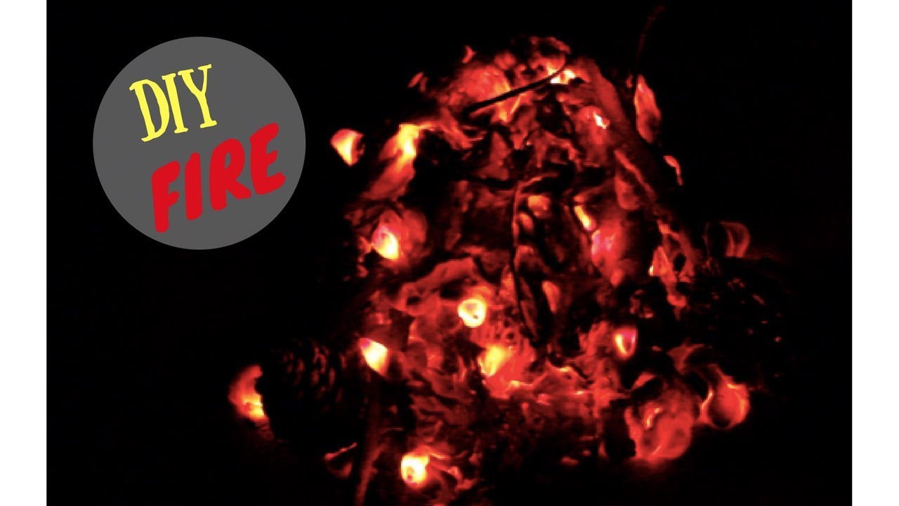 DIY Fire Prop - YouTube