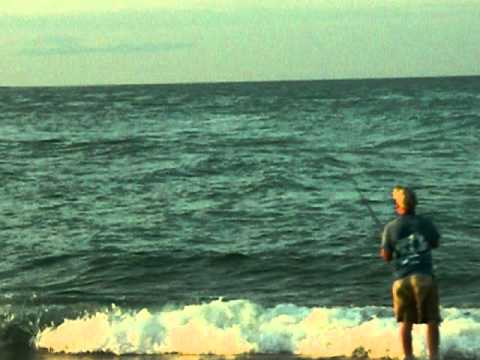 Fishing at The Point, Cape Hatteras, North Carolina - YouTube
