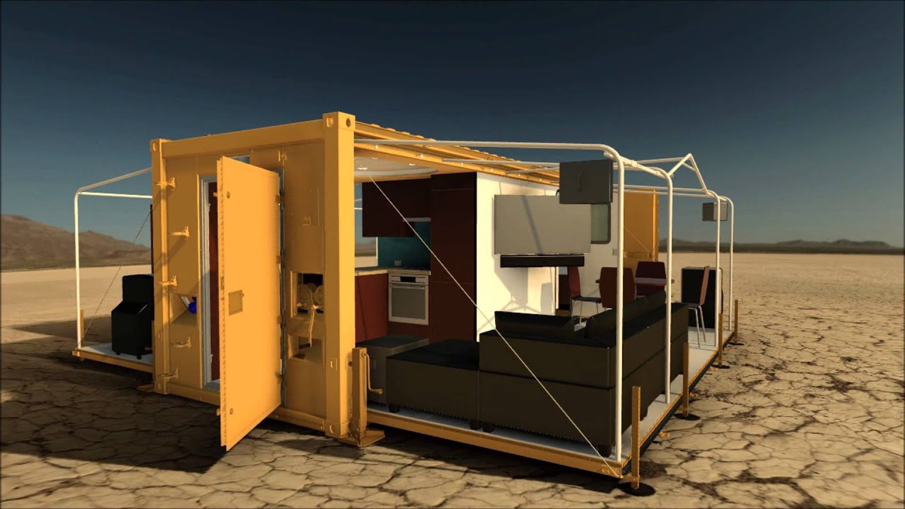 Luxury Hunting Container - YouTube
