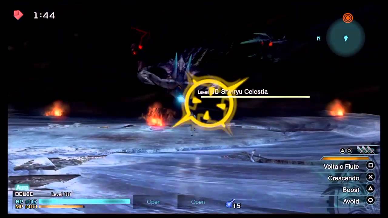 FF Type-0 Deuce vs Brionac and Shinryu Celestia (solo) - YouTube