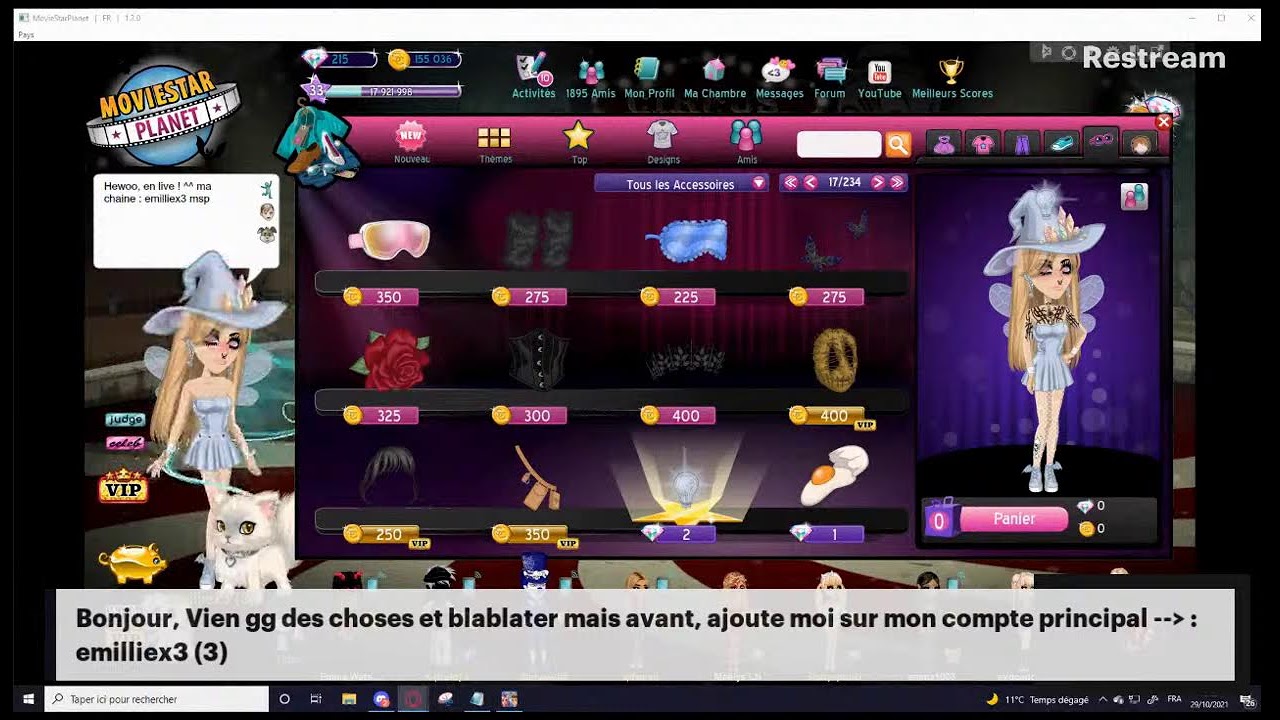 | Live msp | Vien gagner drip, pixel, ink, geo (joue aussi a roblox ...