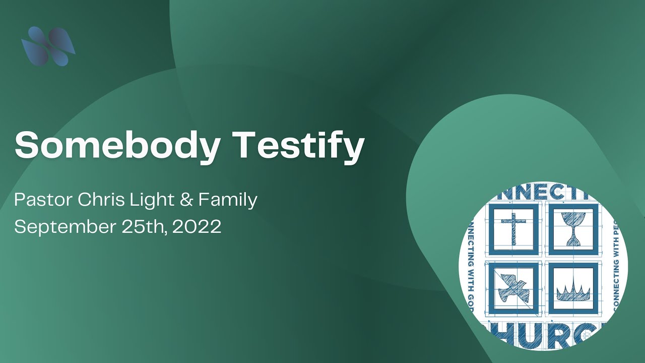 Somebody Testify - YouTube
