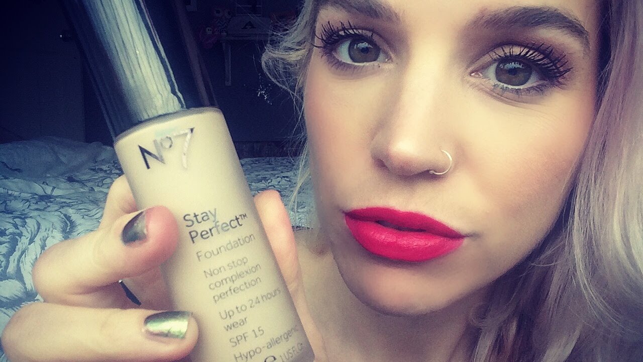 NO 7 'Stay Perfect' Foundation // First Impression - YouTube