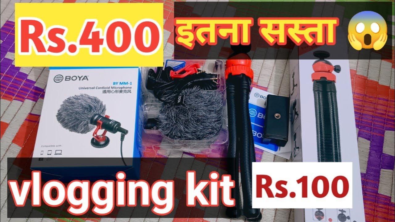 Boya by mm 1 Mike unboxing video || vlogging kit || Mike for vlogging ...