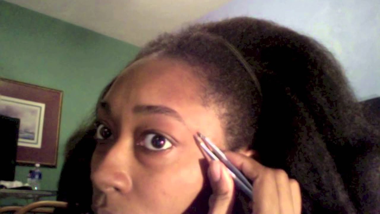Eyebrow Tutorial | How I Tweeze Shape Trim and Fill my eyebrows - YouTube