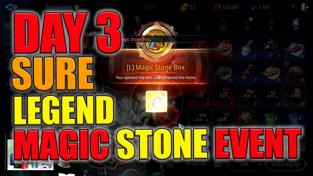 MIR4 DAY 3 MAGIC STONE EVENT | SURE LEGEND | ALAT MO DADDY MIR4 - YouTube