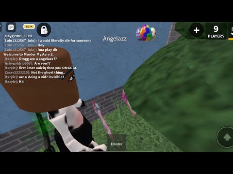 I met @Angelazz in roblox mm2🙀 - YouTube