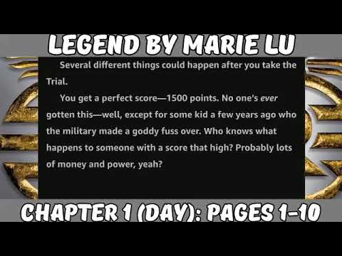 Legend by Marie Lu (Chapter 1 DAY) - YouTube