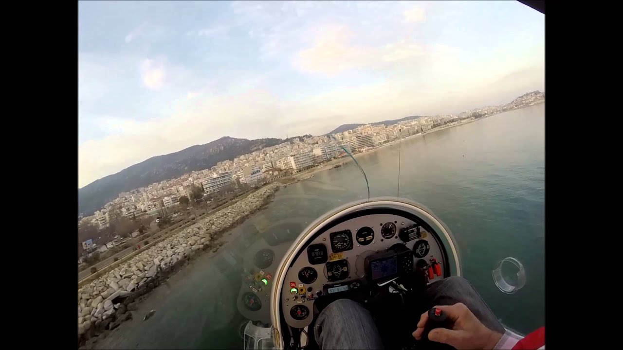 Χαμηλη πτηση πανω απο τις παραλιες της Καβάλας - YouTube