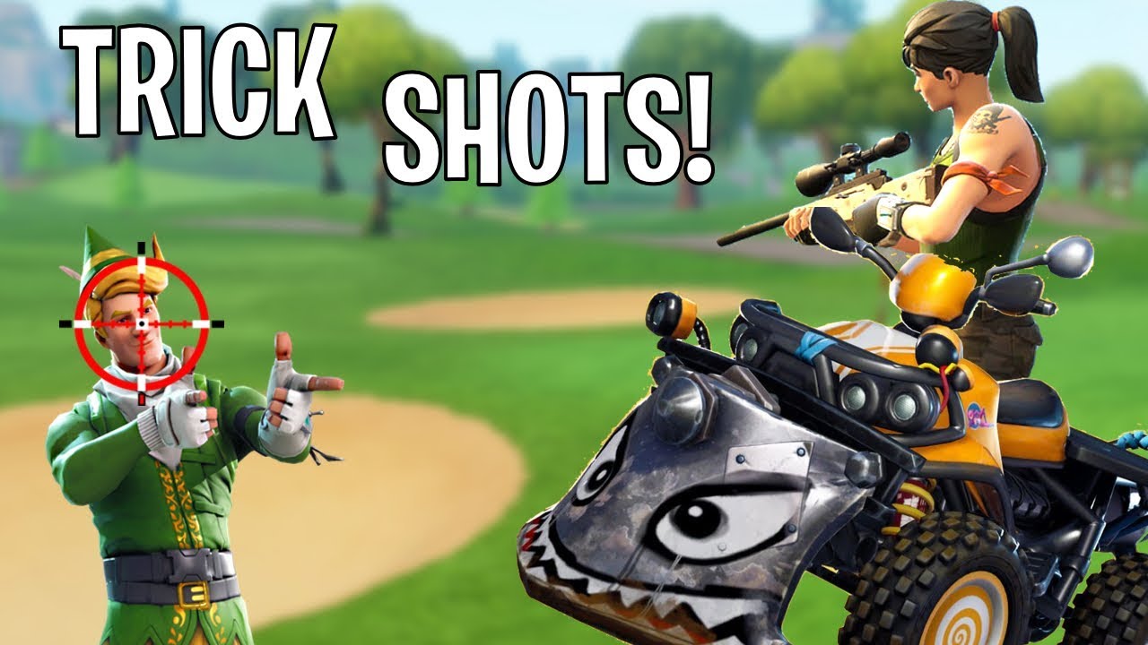 FORTNITE QUAD CRUSHER TRICK SHOTS! - YouTube