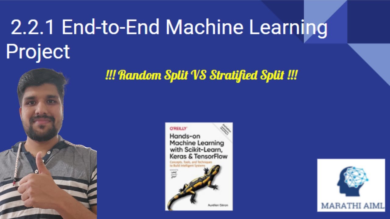 2.2.1 End to End Machine Learning Project || Random split Vs Stratified ...