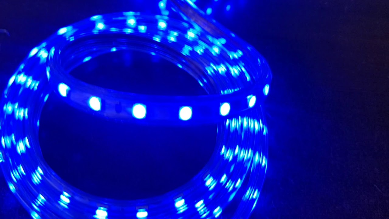 How to install LED strip light 2 pin connector - YouTube