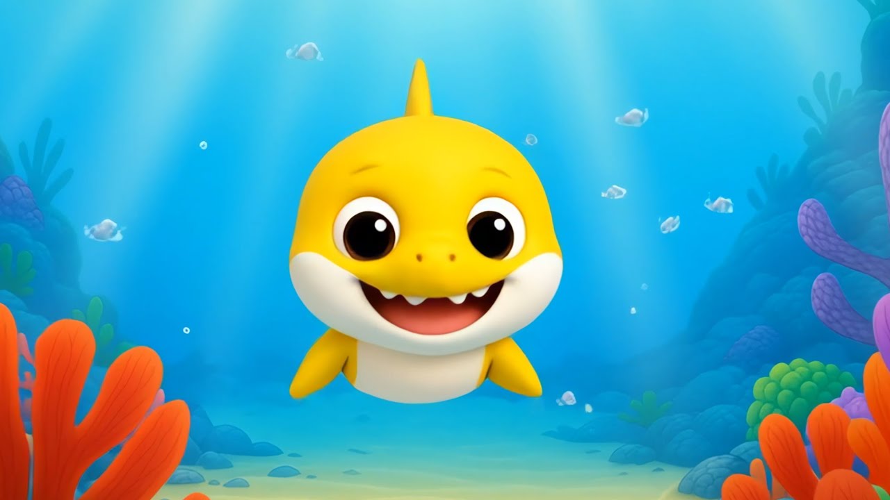 Baby Shark Dance | Cute 3D Animation for Kids | Sharky & Friends - YouTube