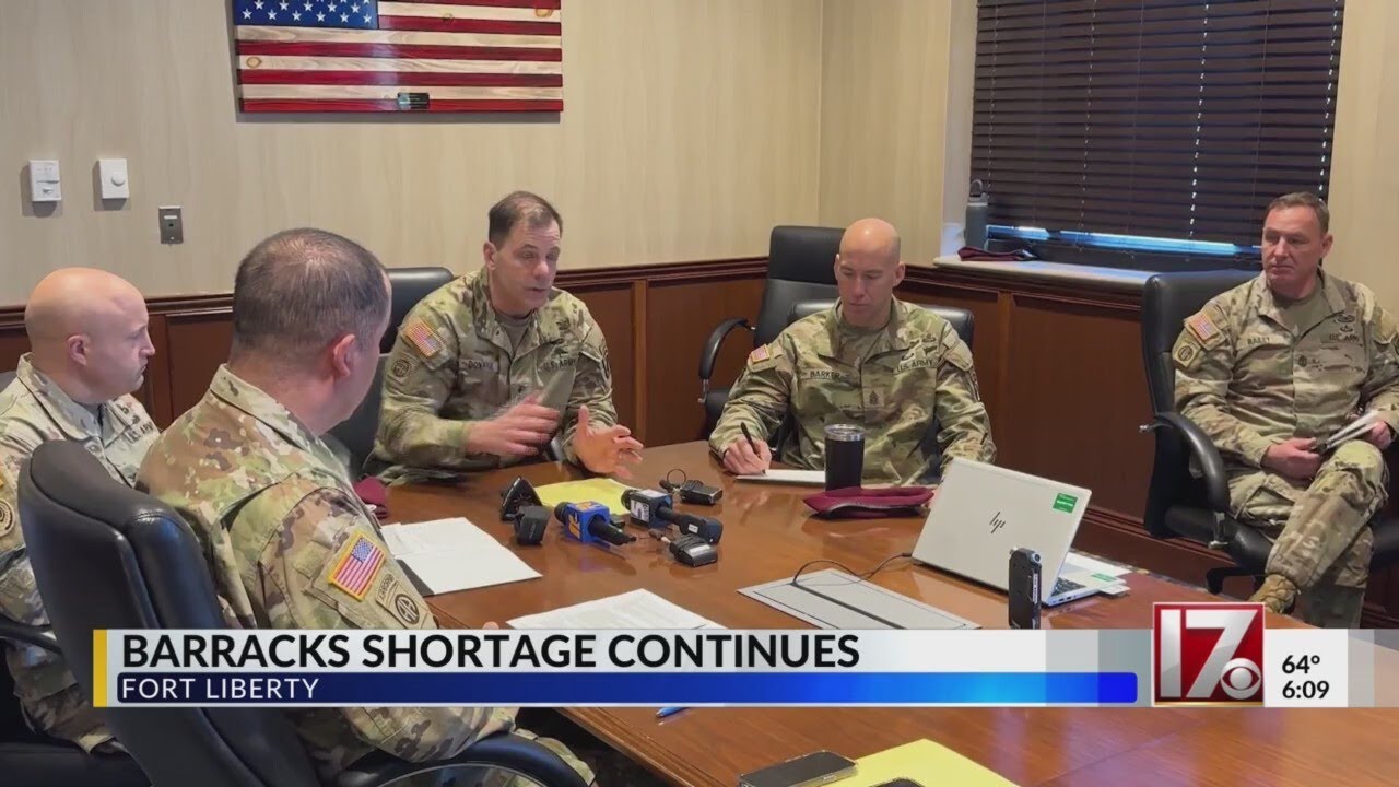 Barracks shortage continues at Fort Liberty - YouTube