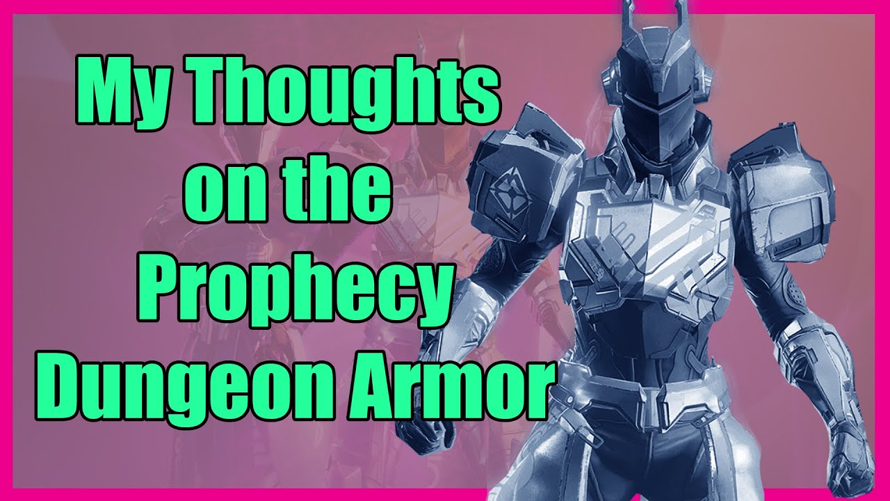 My Thoughts on the Prophecy Dungeon Armor! (My thoughts on the SotA Pt ...