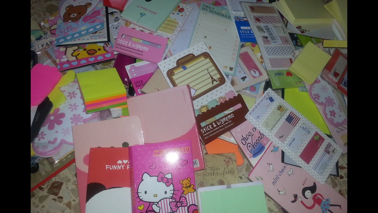 My Sticky Notes Box - YouTube