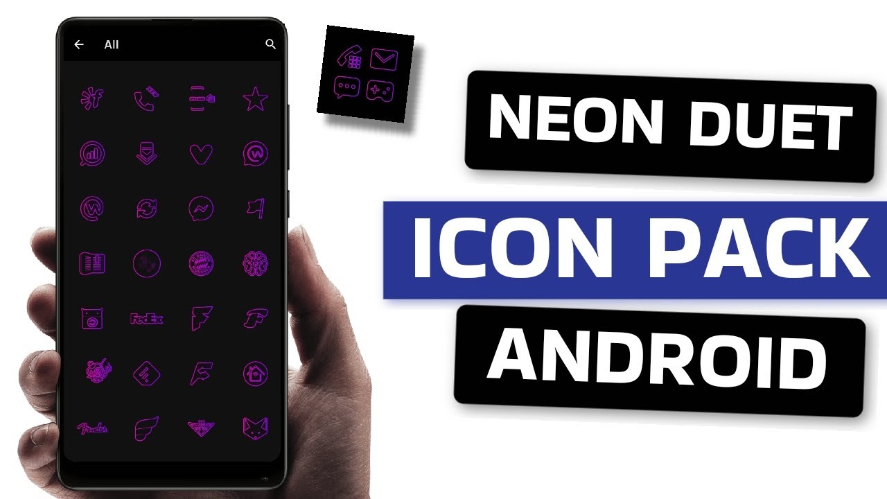 Best Neon Duet Icon Pack App for Android - YouTube
