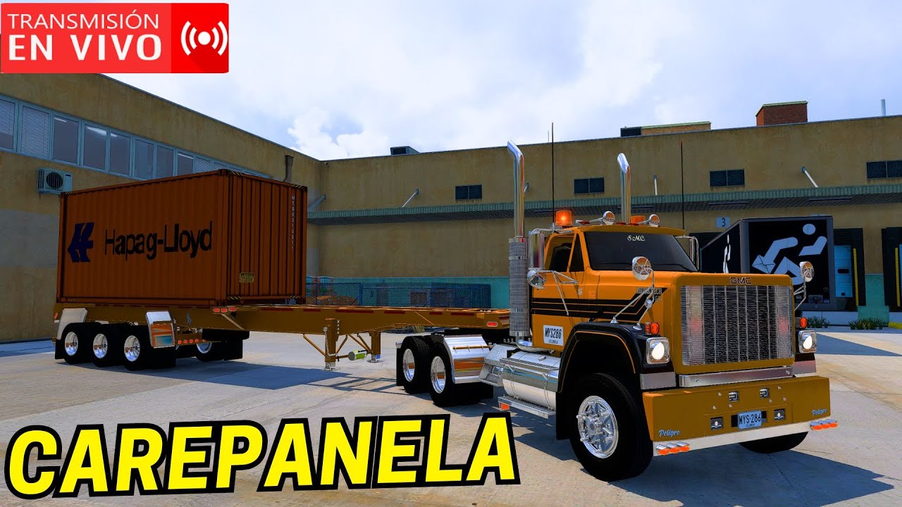 🔴EN VIVO TRACTOMULAS COLOMBIANAS GMC CAREPANELA🚩🚦🚛🚚COLOMBIA REAL MAP🚦🚩 ...
