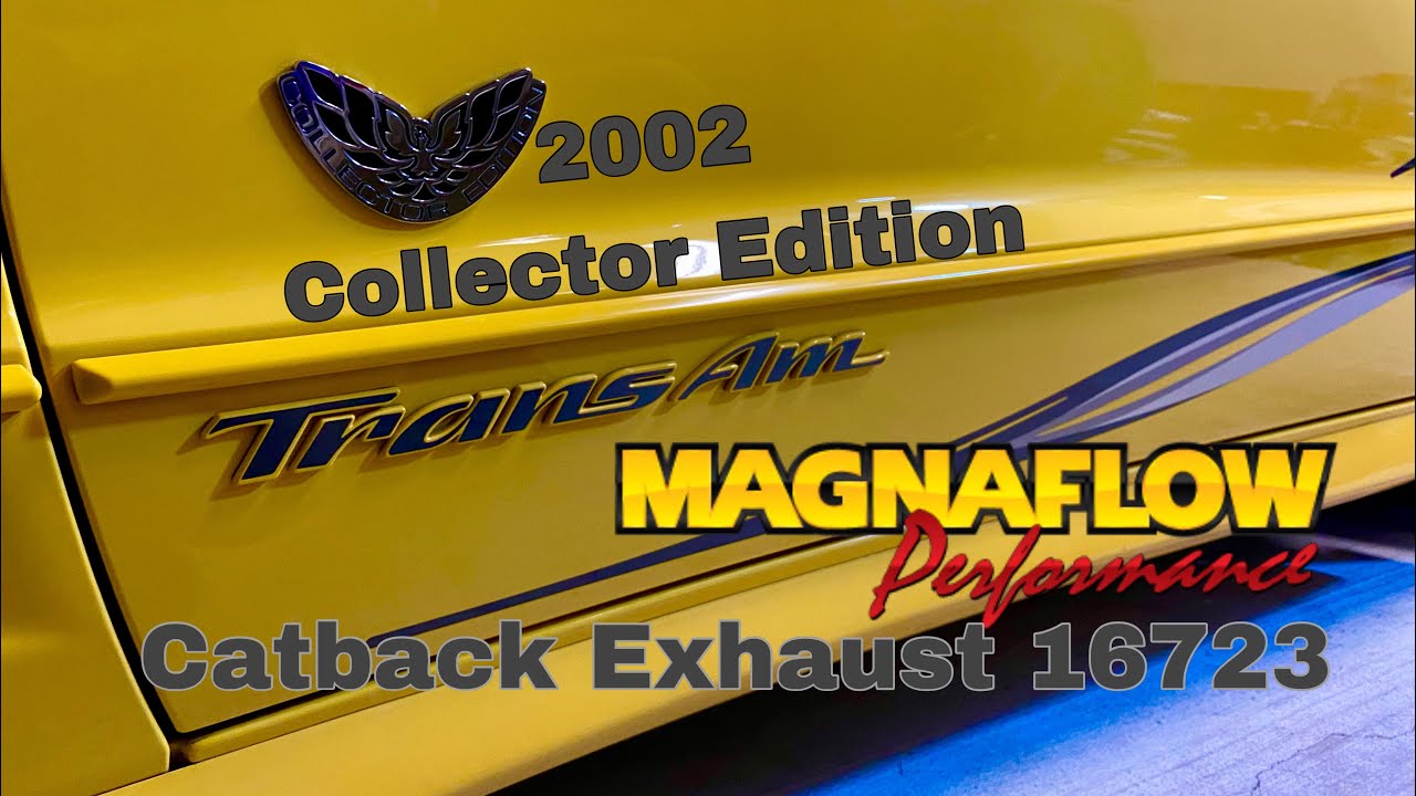Trans Am WS6 Exhaust (Magnaflow in garage) - YouTube