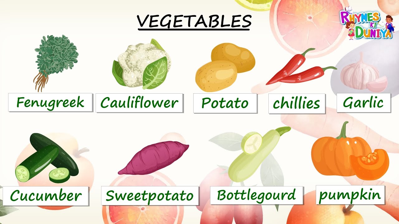 Vegetable Names Made Easy: Fun Learning for Kids! Let's Get Veggie! Fun ...