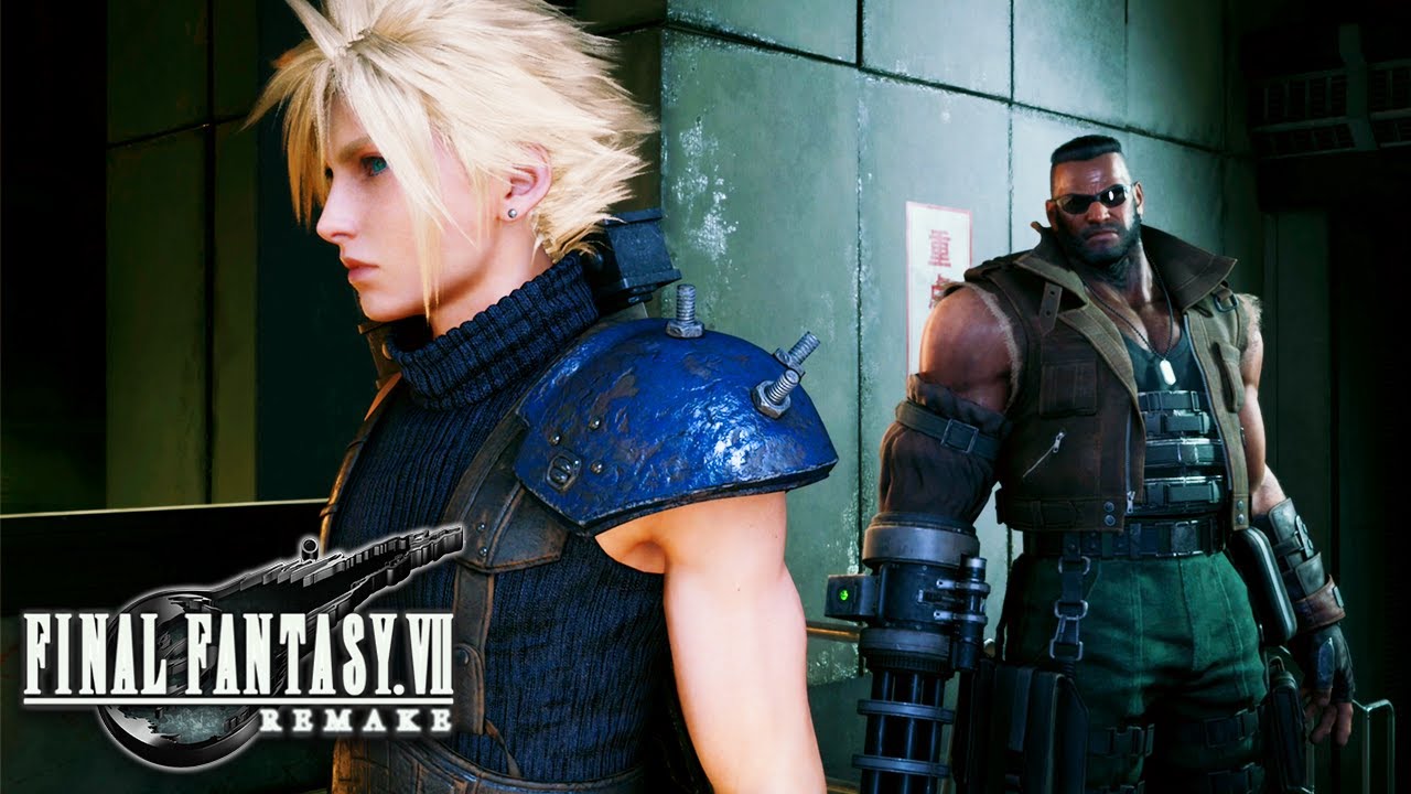 FINAL FANTASY 7 REMAKE – Barret Calls Cloud A Shinra Dog UHD - YouTube