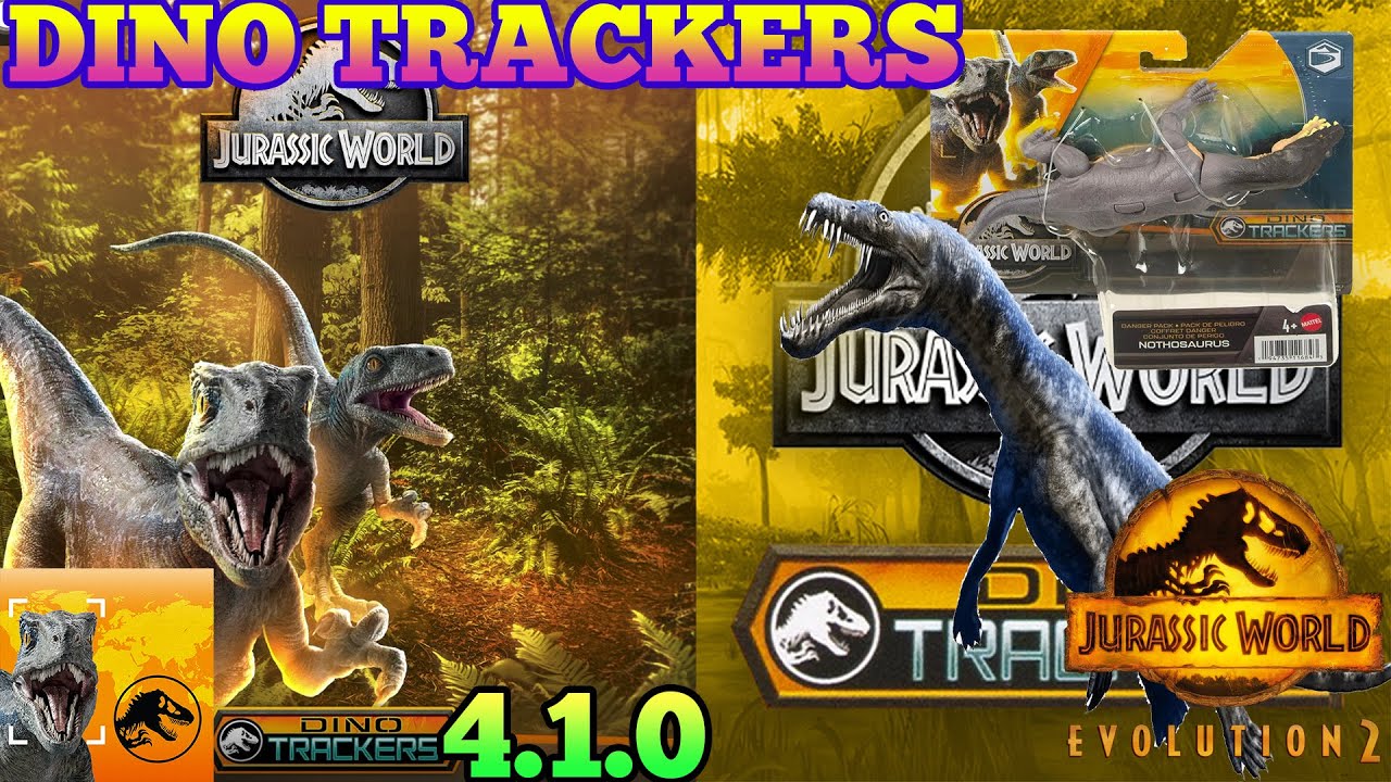 Jurassic World DINO TRACKERS 2023 Facts App Scan Codes NOTHOSAURUS in ...