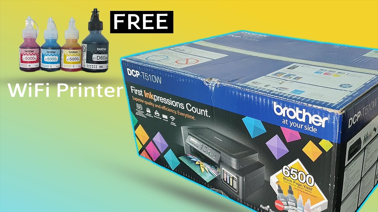 Unboxing the Brother Printer T510W: The Secrets Revealed - YouTube