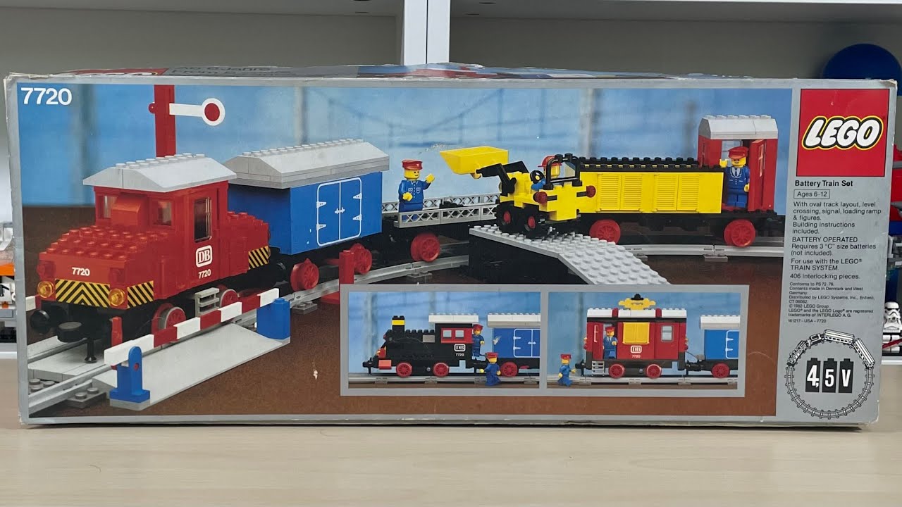 LEGO Diesel Freight train (7720) Review! 1982 - YouTube
