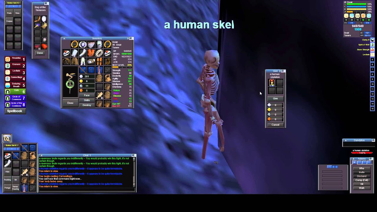 P99 Druid Epic Documentation -- Human Skeleton - YouTube