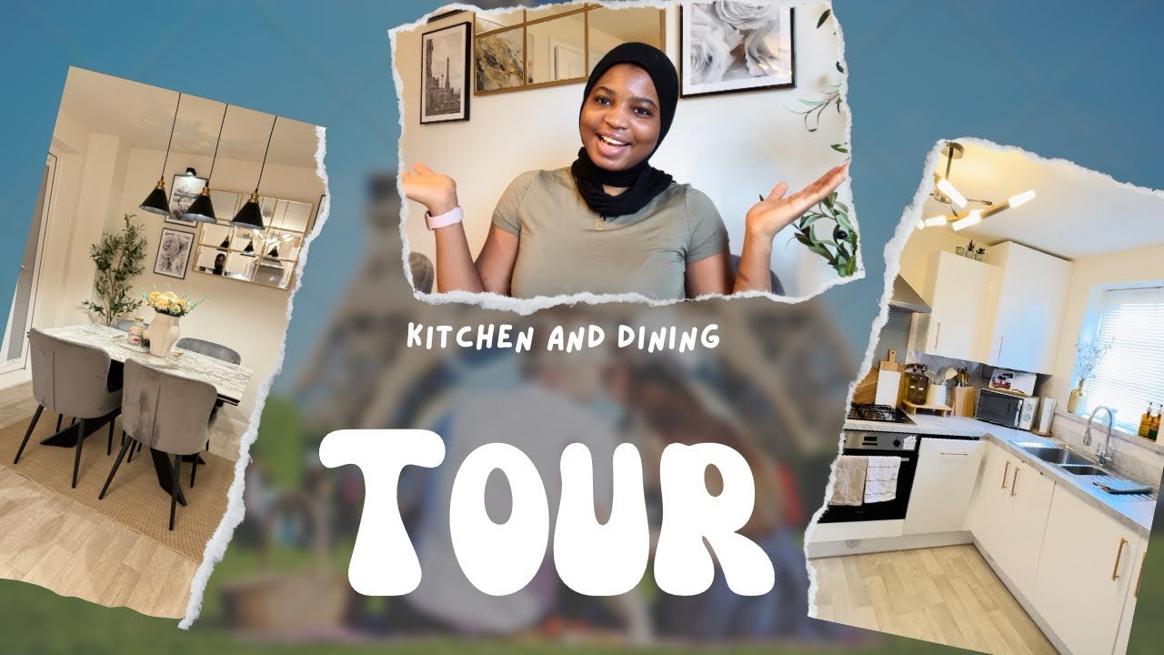 Full Kitchen and Dining Area Tour | Decoration, Storage and ...