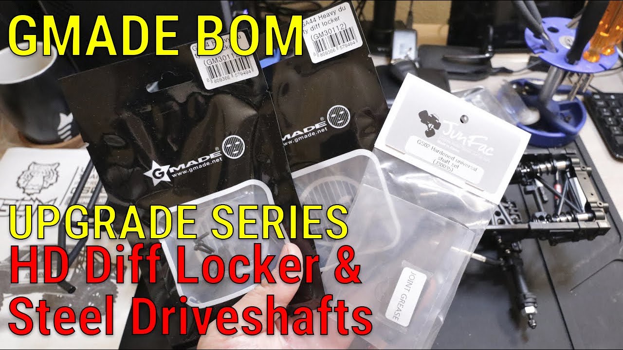 GMADE GS02 BOM Upgrade Series - Heavy Duty Diff Locker and Steel Drive ...