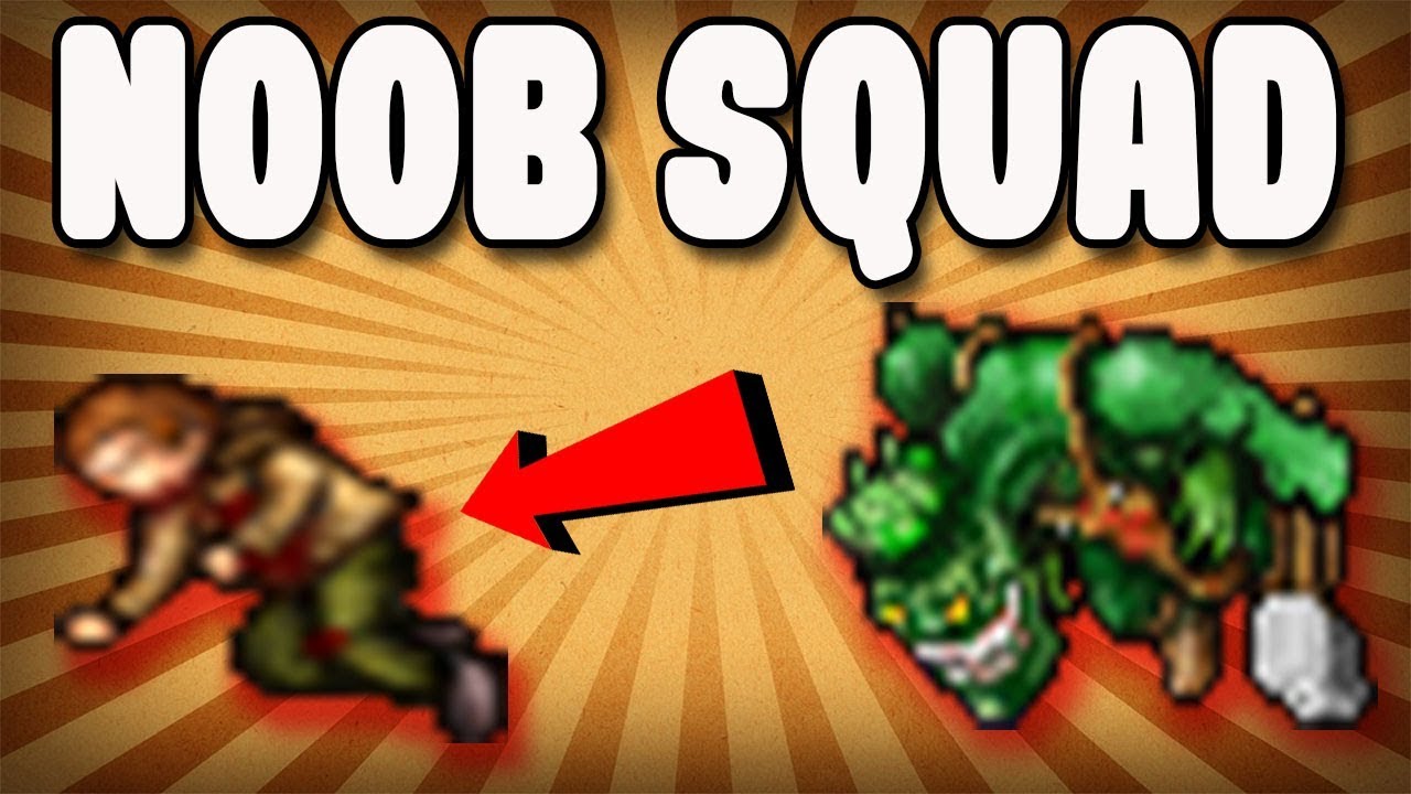 NOOB SQUAD VS HELLSPAWNS - Tibia - YouTube