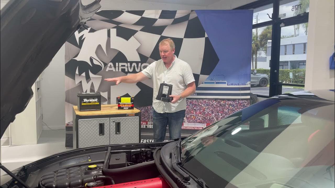 Lightweight Lithium-Ion Battery Adapter in a C5 Corvette Z06 | Repop3D ...