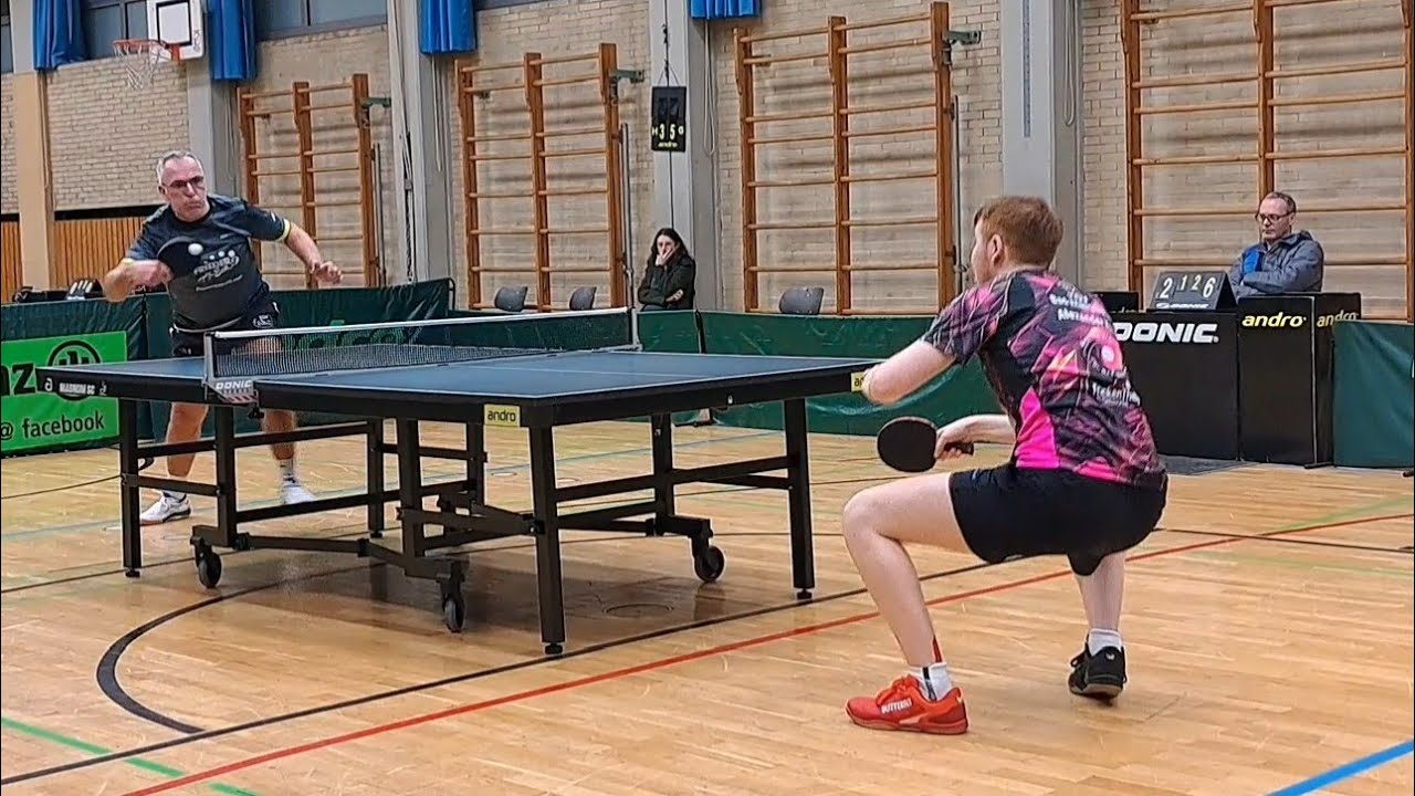 Verbandsoberliga Nord ByTTV_Alexander Krebs (TTR1958) vs. Dietmar Weger ...