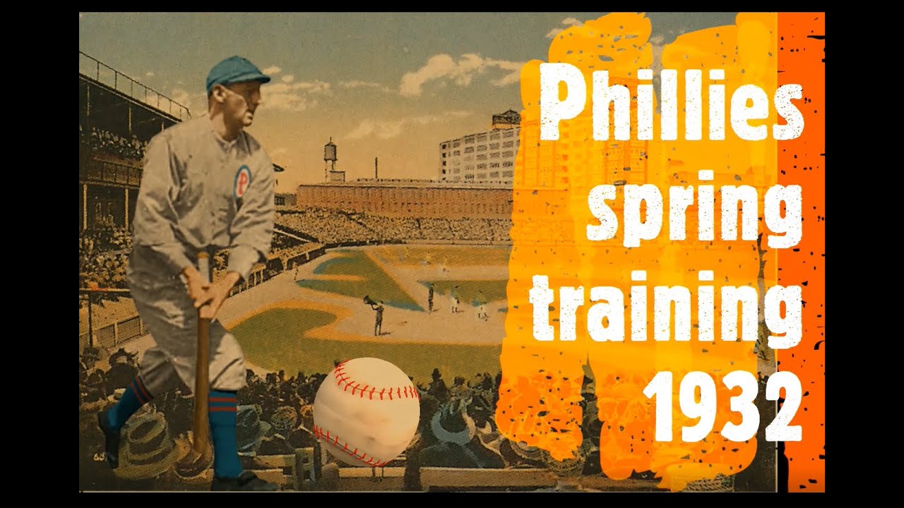 Philadelphia Phillies spring training 1932 - YouTube