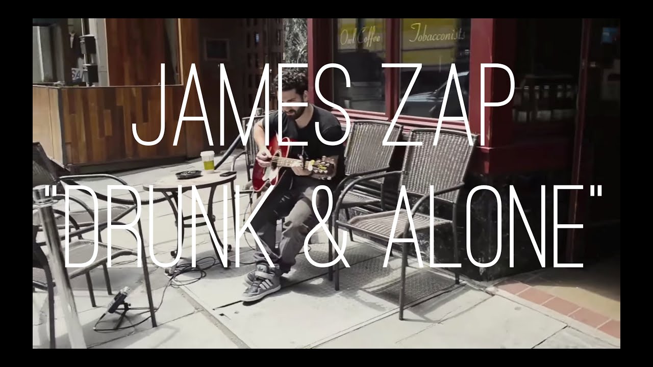 James Zap - "Drunk & Alone" (Live Acoustic) in front of the Owl Shop ...