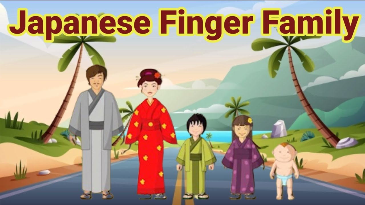 Japanese Finger Family Song | Top 05 Japanese Finger Family Collection ...