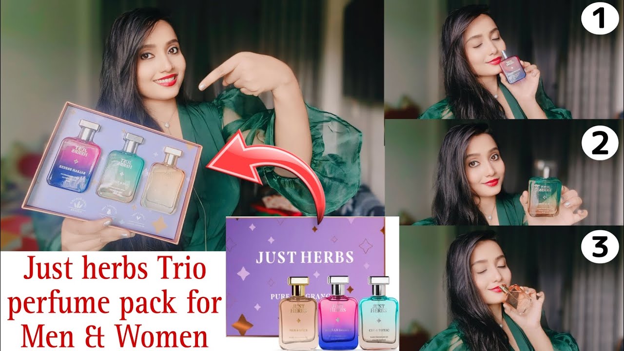 Just herbs Trio Perfume for men and women | just herbs Trio perfume ...
