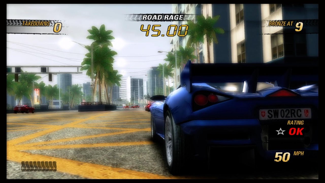 Burnout Revenge - road rage in the Watson 25 V16 Revenge - YouTube