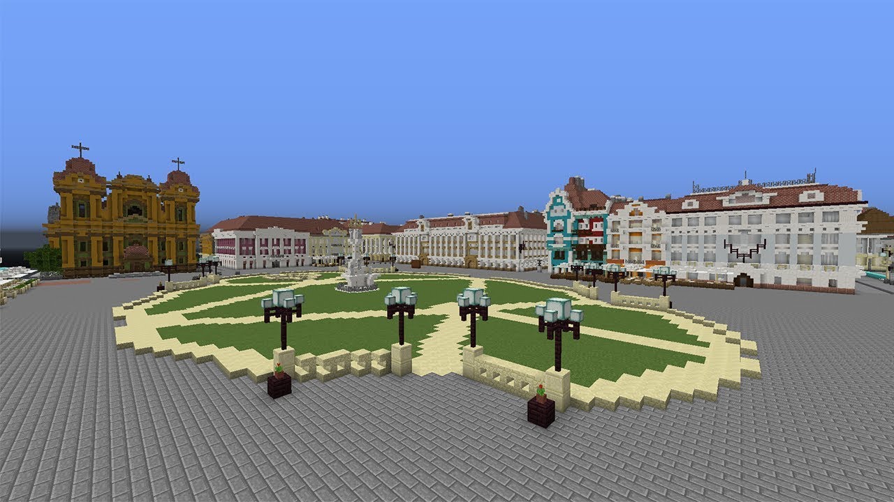 Timisoara, Romania in Minecraft Official Trailer - YouTube