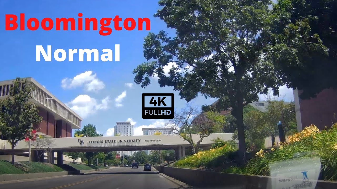 4K - Bloomington-Normal, IL/ISU Campus - YouTube