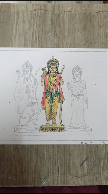 Jai Shree Ram drawing #song #bollywood #entertainment #art #india # ...